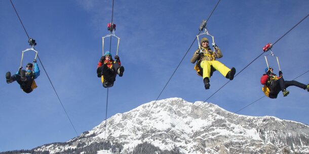 Zipline Stoderzinken: Hier "fliegen" Sie den Berg hinunter :: wetter.at